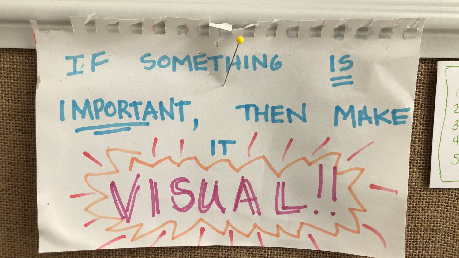 If Something Is Important… Make It VISUAL | Sixty and Me